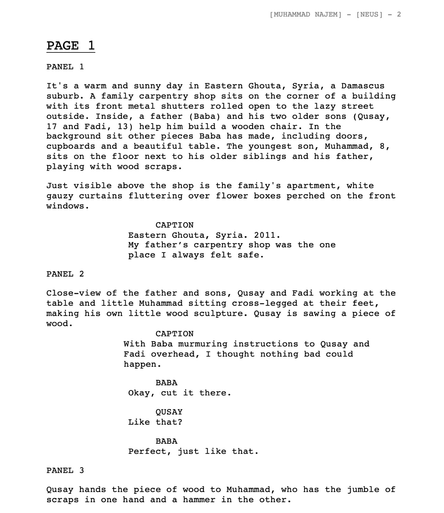 How to Write a Graphic Novel: A Collaborative Process